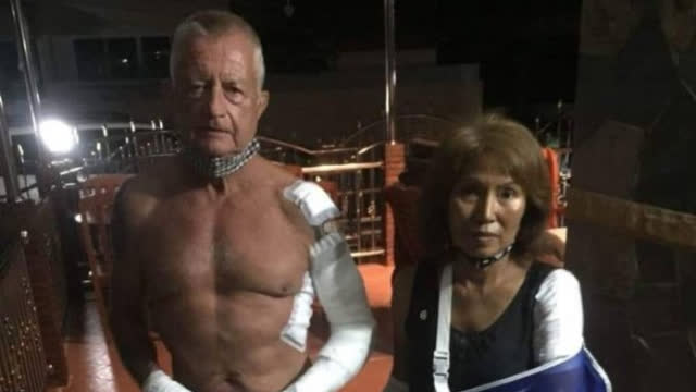 បុរសជនជាតិស៊ុយអែតនិងភរិយាជនជាតិថៃត្រូវចោរប្លន់និងមានរបួសនៅខេត្ត Chon Buri - TNAOT