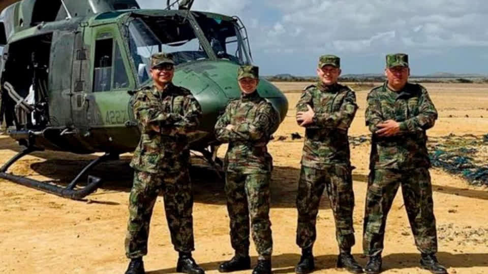 មន្ត្រីនគរបាលកូឡំប៊ី៤នាក់ ស្លាប់ក្នុងការធ្លាក់ឧទ្ធម្ភាគចក្រ - TNAOT