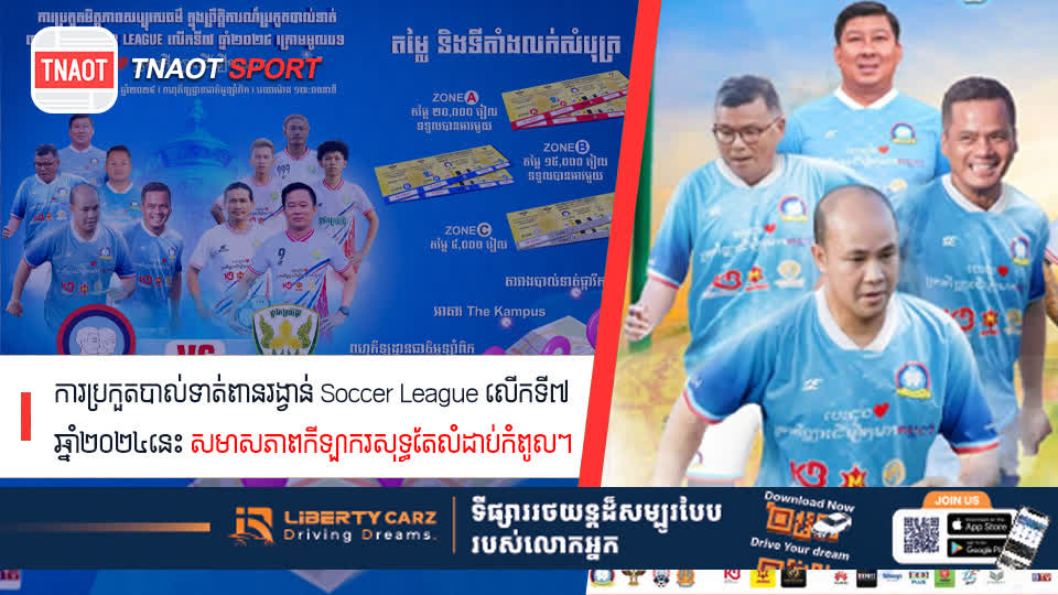 ព្រឹត្តិការណ៍កីឡាបាល់ទាត់ពានរង្វាន់ Soccer League ...