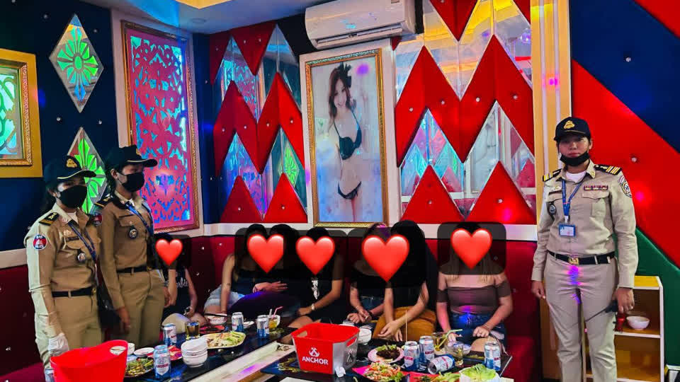 柬埔寨警方突袭暗藏性交易KTV，5人被捕！ - TNAOT