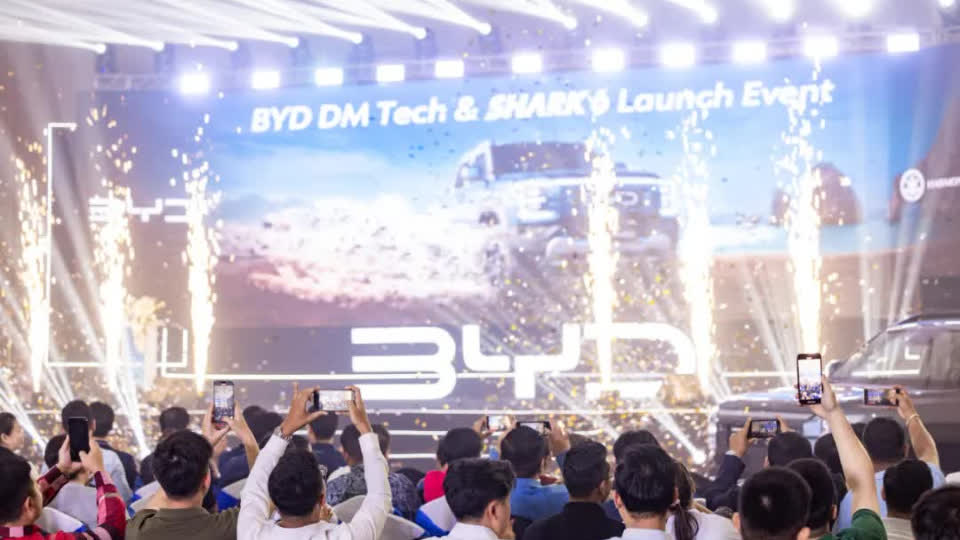 BYD SHARK 6东南亚首发柬埔寨上市，开创皮卡新时代！ - TNAOT