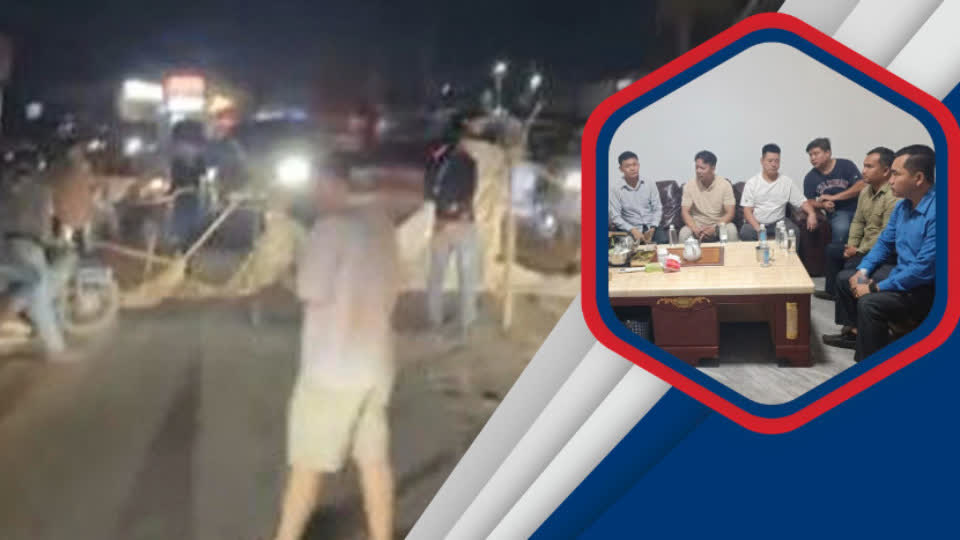 柬埔寨一赌场建筑工地400多名工人封路抗议！ - TNAOT